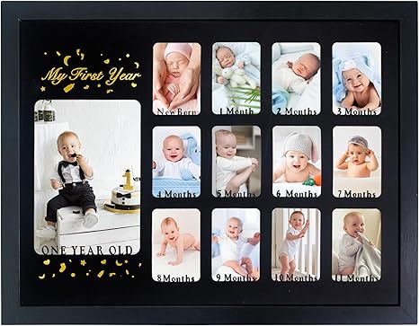 Amazon.com: GMFrames Baby First Years Photo Frames 12 Month Picture ...