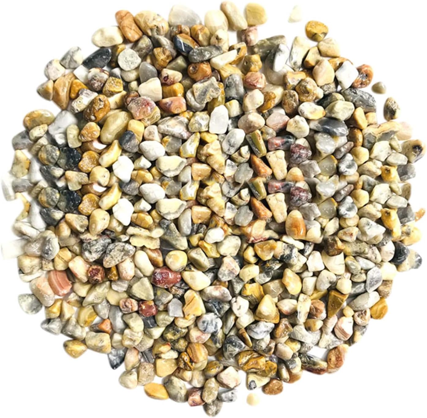 Amazon.com: Small Green Stones Polished River Rocks for Ornamental ...