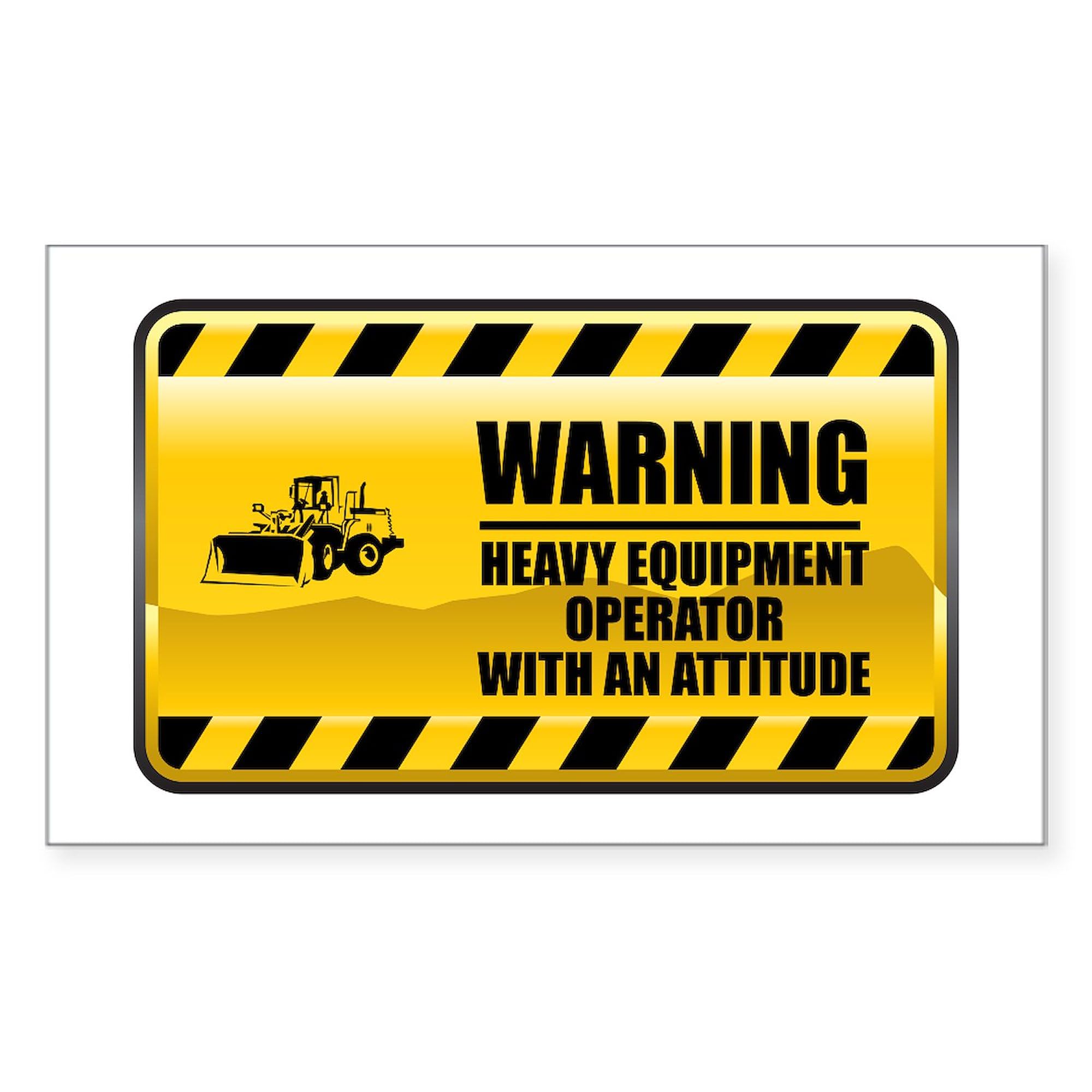 Heavy Equipment Operator Decals Power Equipment Operator" Sticker For