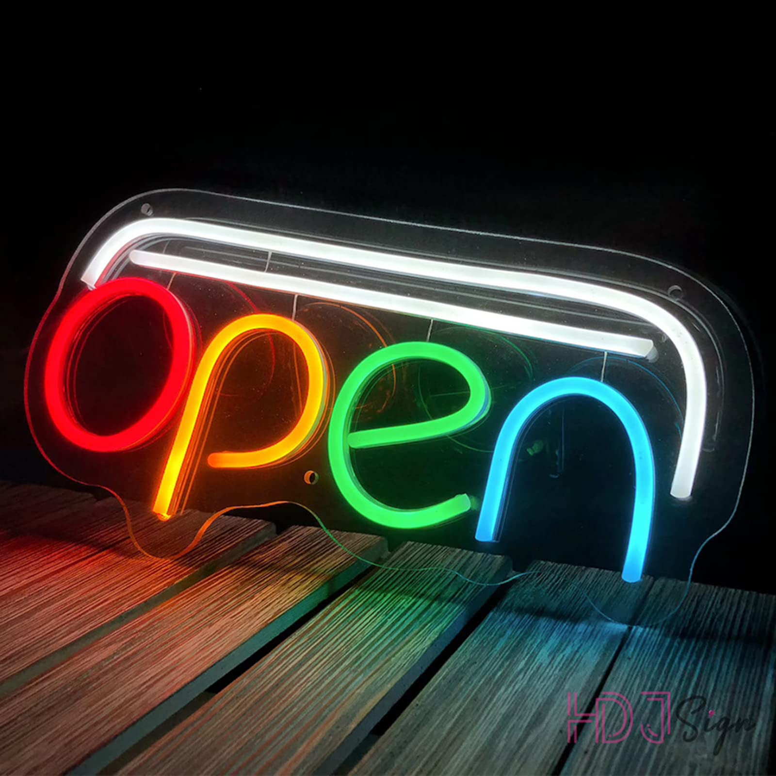 Letrero Abierto Led Letrero Abierto Led De Neon Brillante Para ...