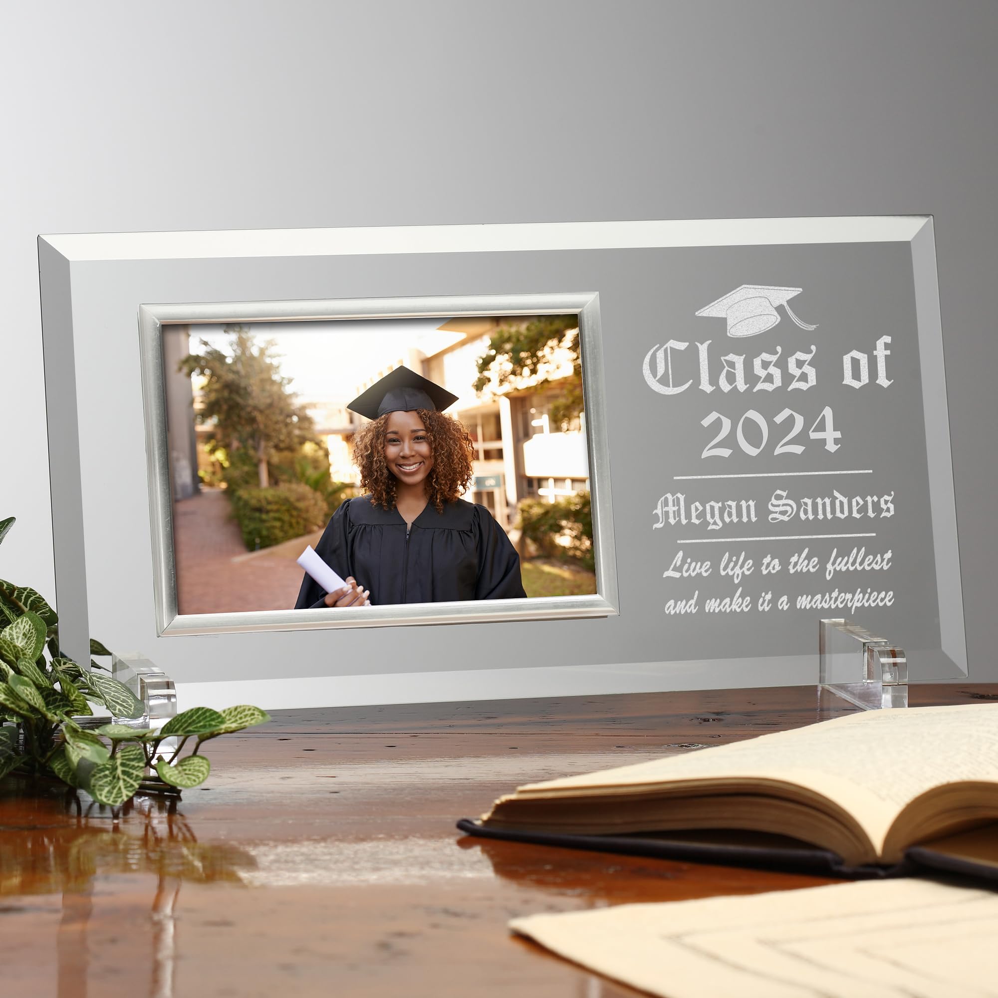 Amazon.com - Personalization Universe The Graduate Personalized Glass ...