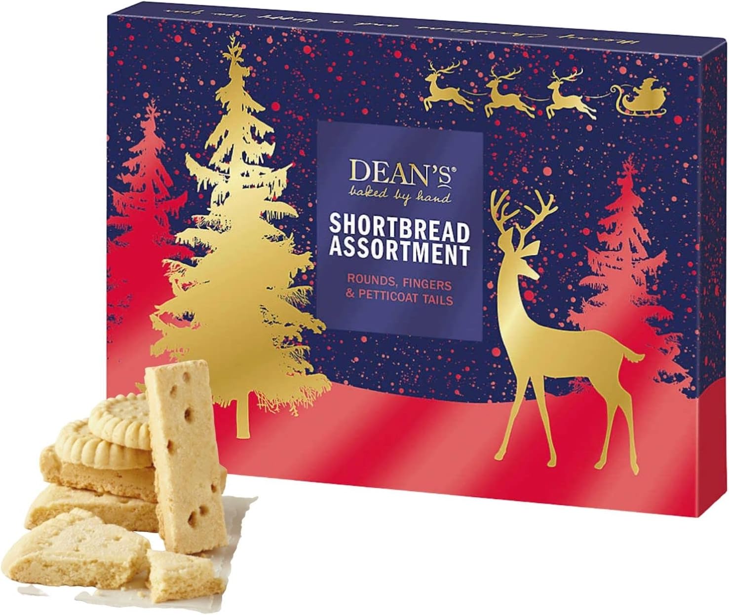 Traditional Classic Shortbread Biscuit Assortment In A Festive Gift Box ...