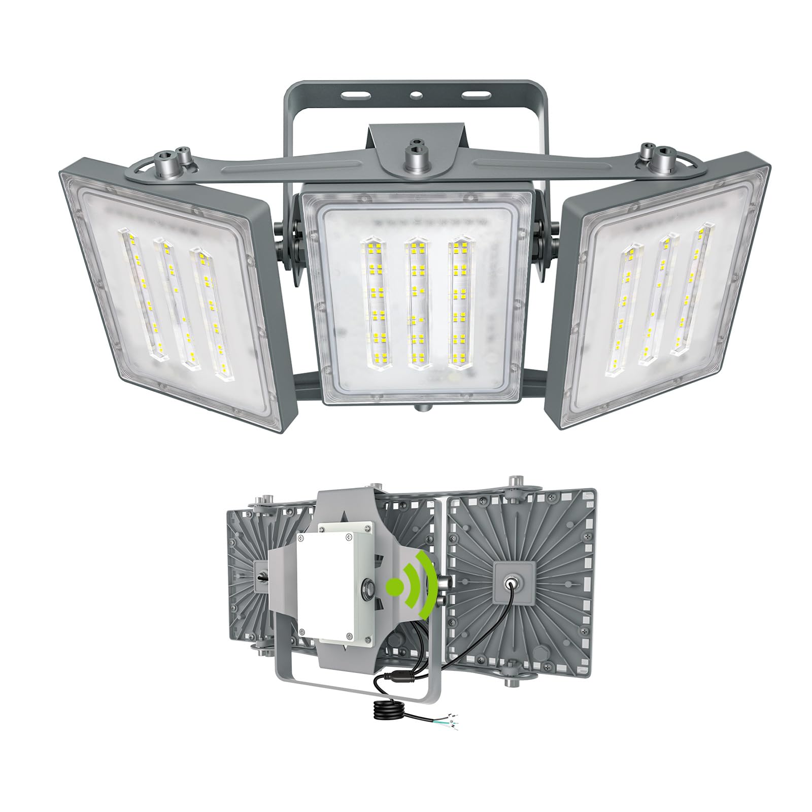 LED Flood Lights Outdoor, 150W 15000LM 6000K Dusk to Dawn Outdoor ...