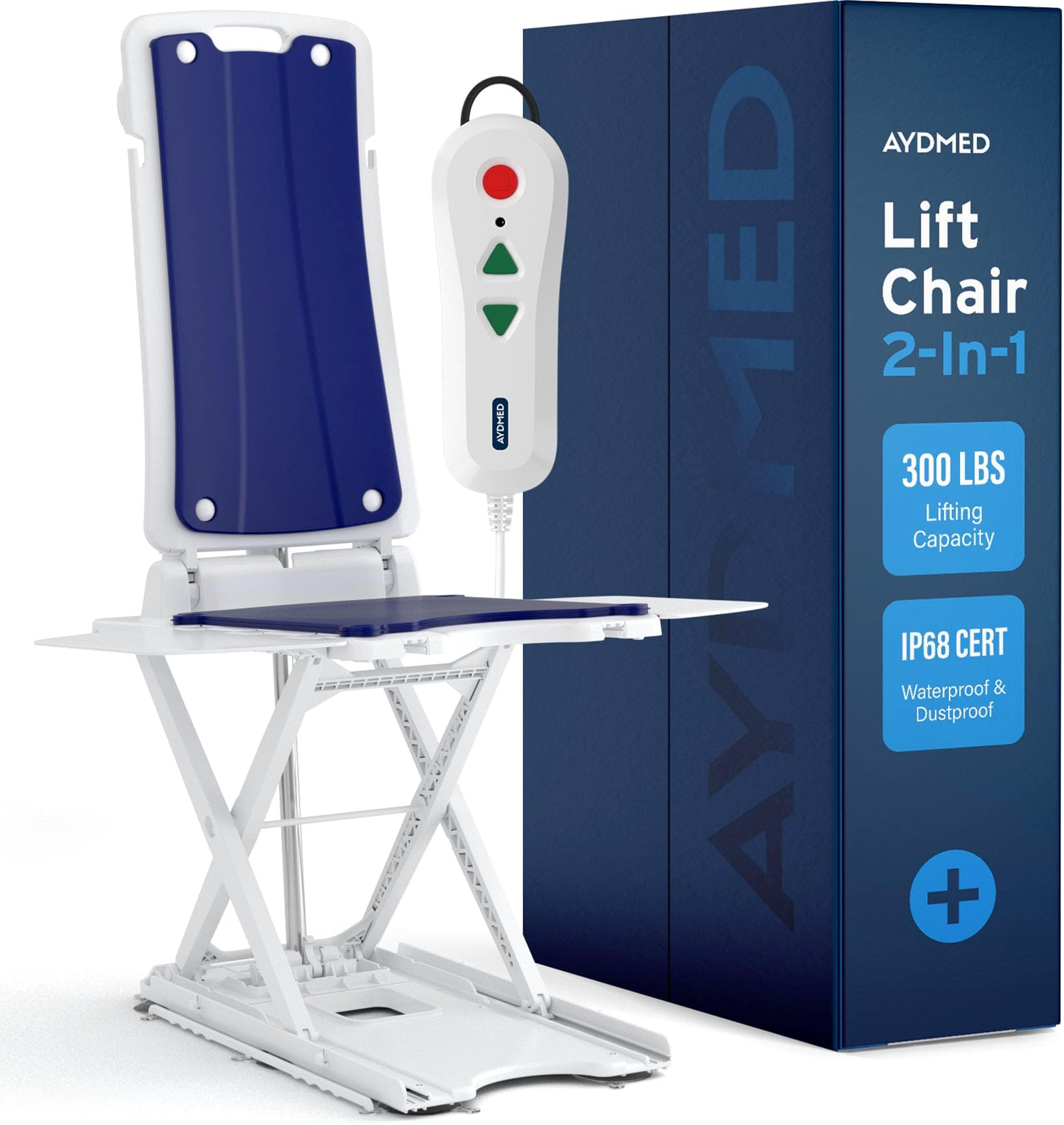Amazon.com: AYDMED 2-in-1 Lift Chair | Portable Cordless Rechargeable ...