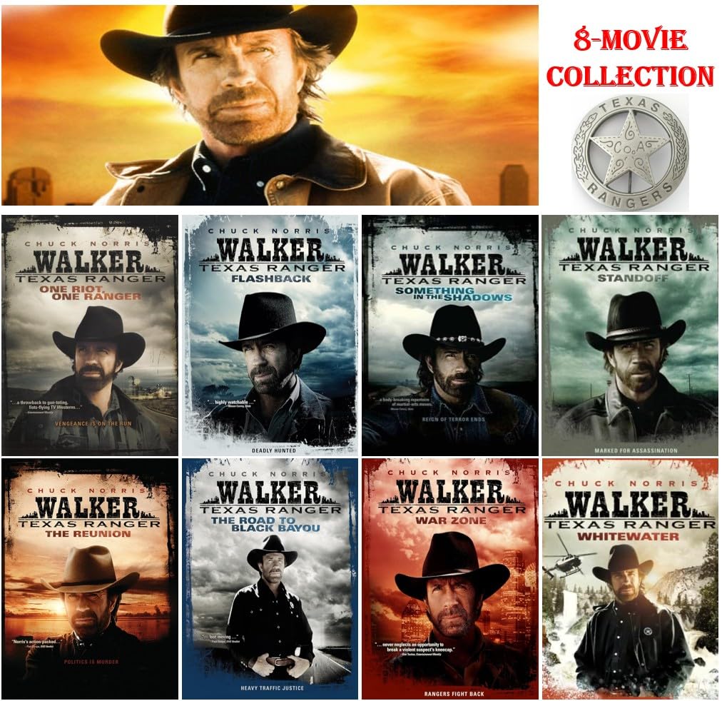 Amazon.com: Walker Texas Ranger 8-Movie Collection: One Riot, One ...