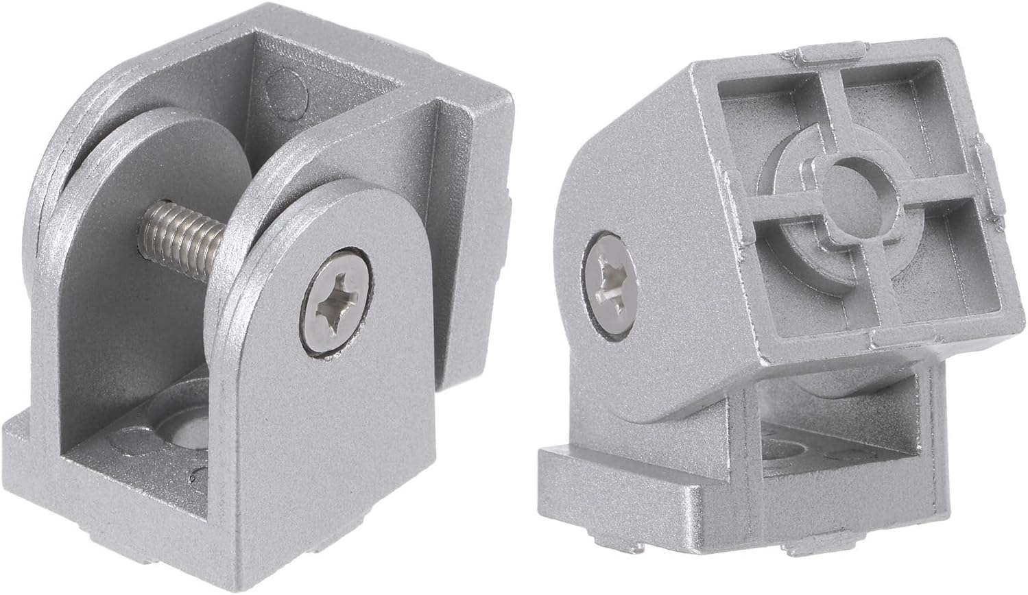 Amazon.com: uxcell 2Pcs Die-Cast Aluminum Pivot Joint 180°Adjustable ...