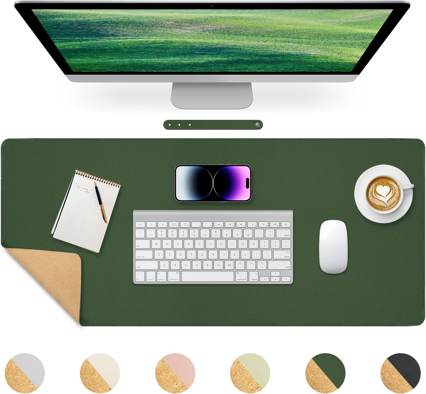 Amazon.com : Giecy Desk Mat, Dual-Sided Desk Pad, Large Mouse Pad for ...