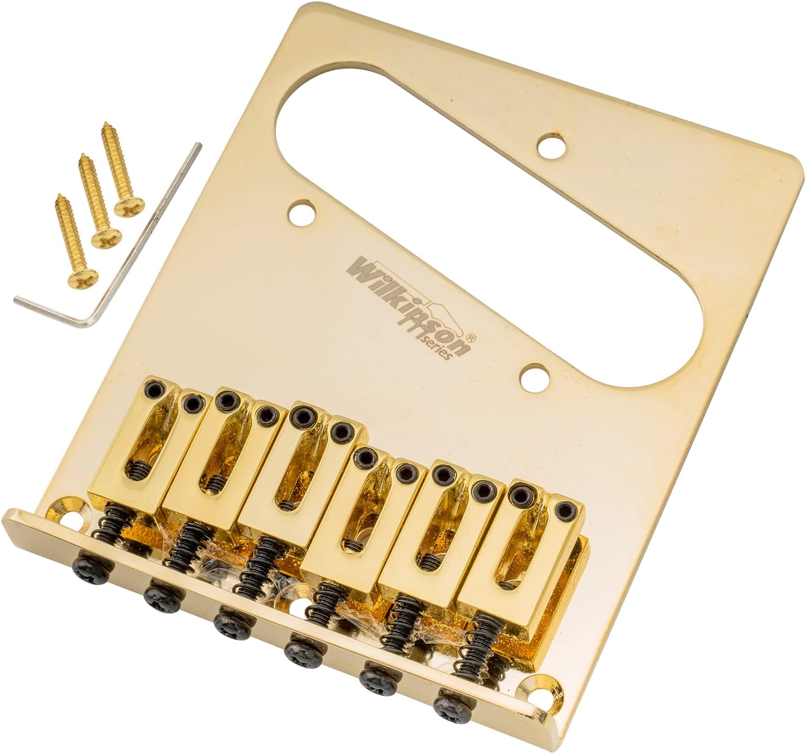 Amazon.com: Wilkinson WOT03 52.5mm (2-1/16 inch) Telecaster Bridge ...