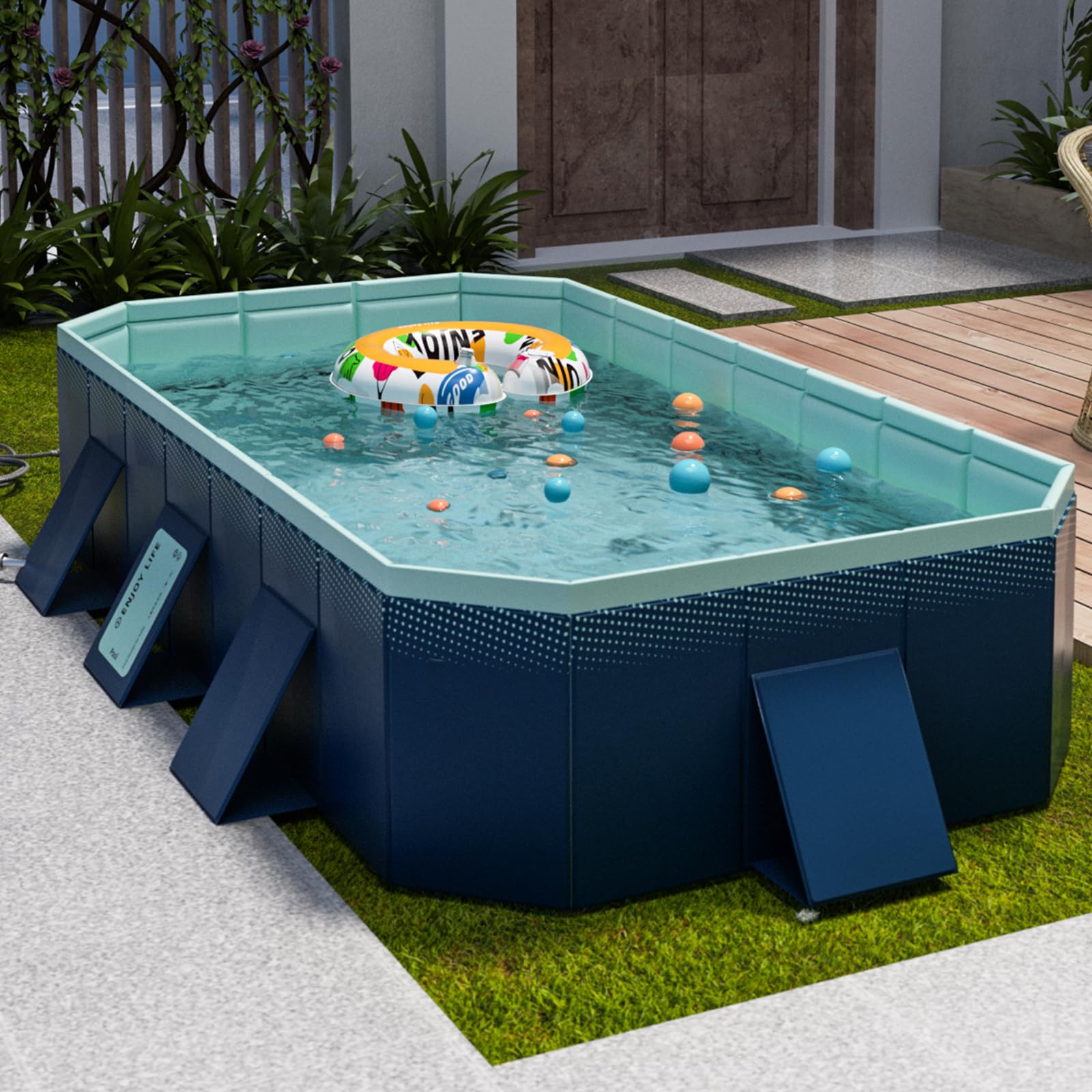 Molded Plastic Swimming Pool