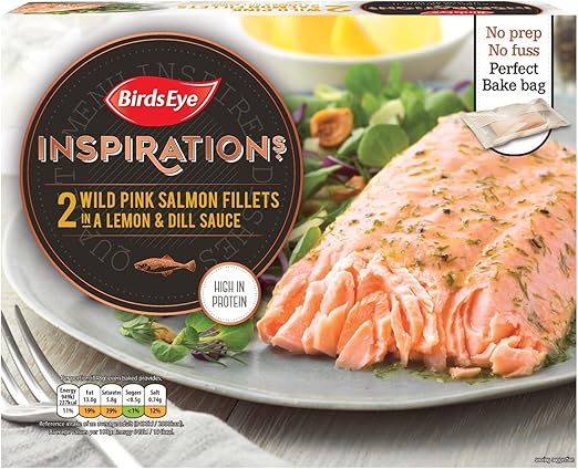 Birds Eye Inspirations 2 Pink Salmon Fillets with Lemon and Dill Sauce ...