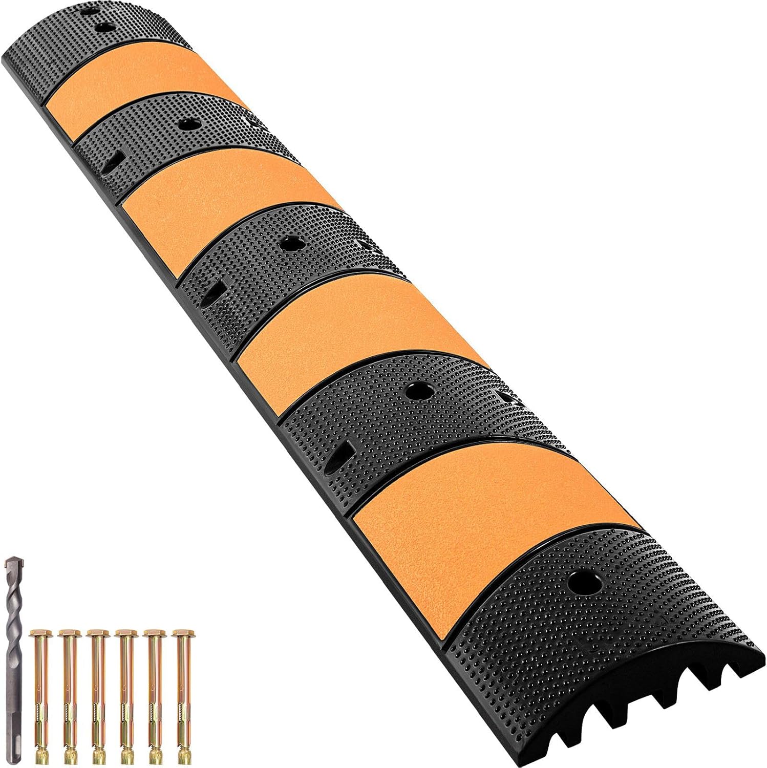 Amazon.com: Modular Rubber Speed Bump for Driveway - 72.8-inch Long ...