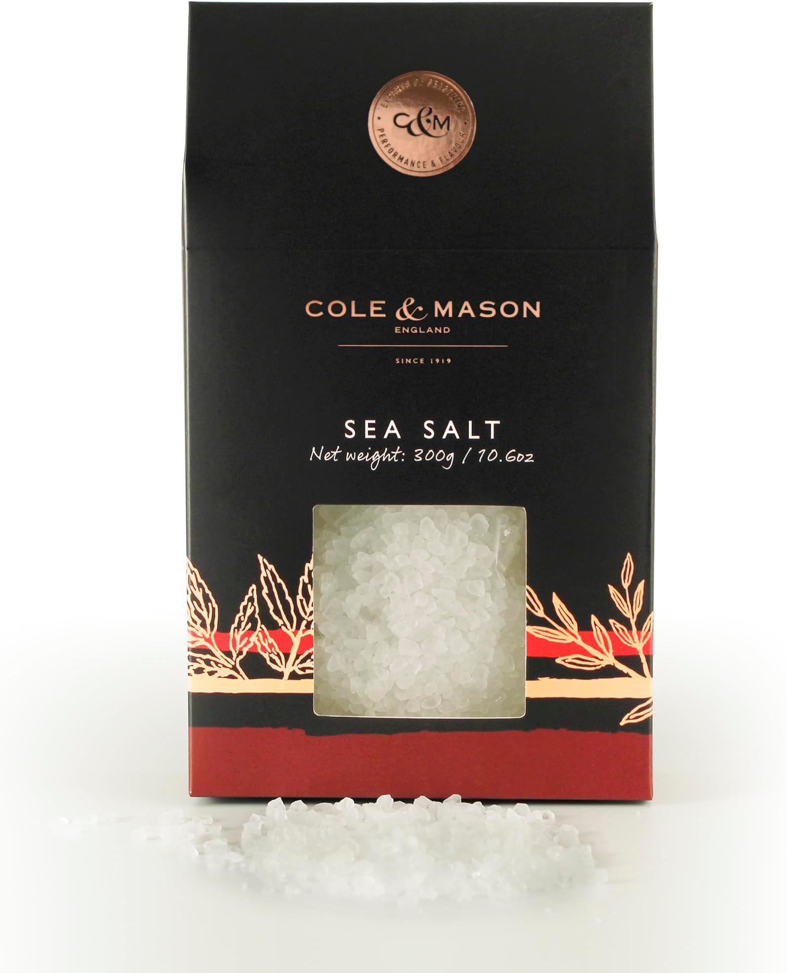Amazon.com: Cole & Mason Sea Salt Refill, 20 Oz, White