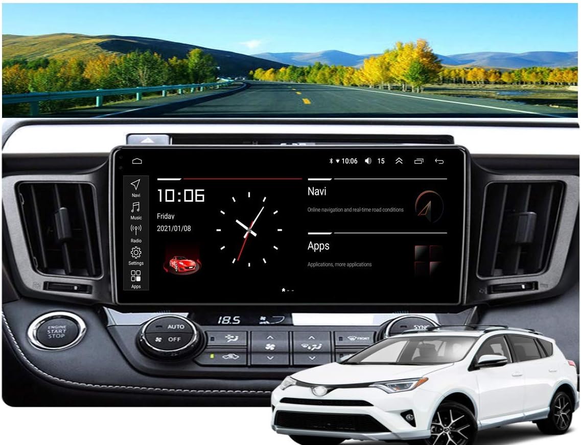 Amazon.com: SYGAV Android 13 Car Stereo 8GB+256GB for 2013-2018 Toyota ...