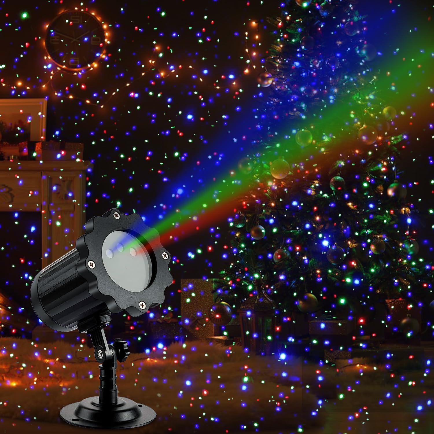 Amazon.com: Moving Green and Red - 2 Color Laser Landscape Projector ...