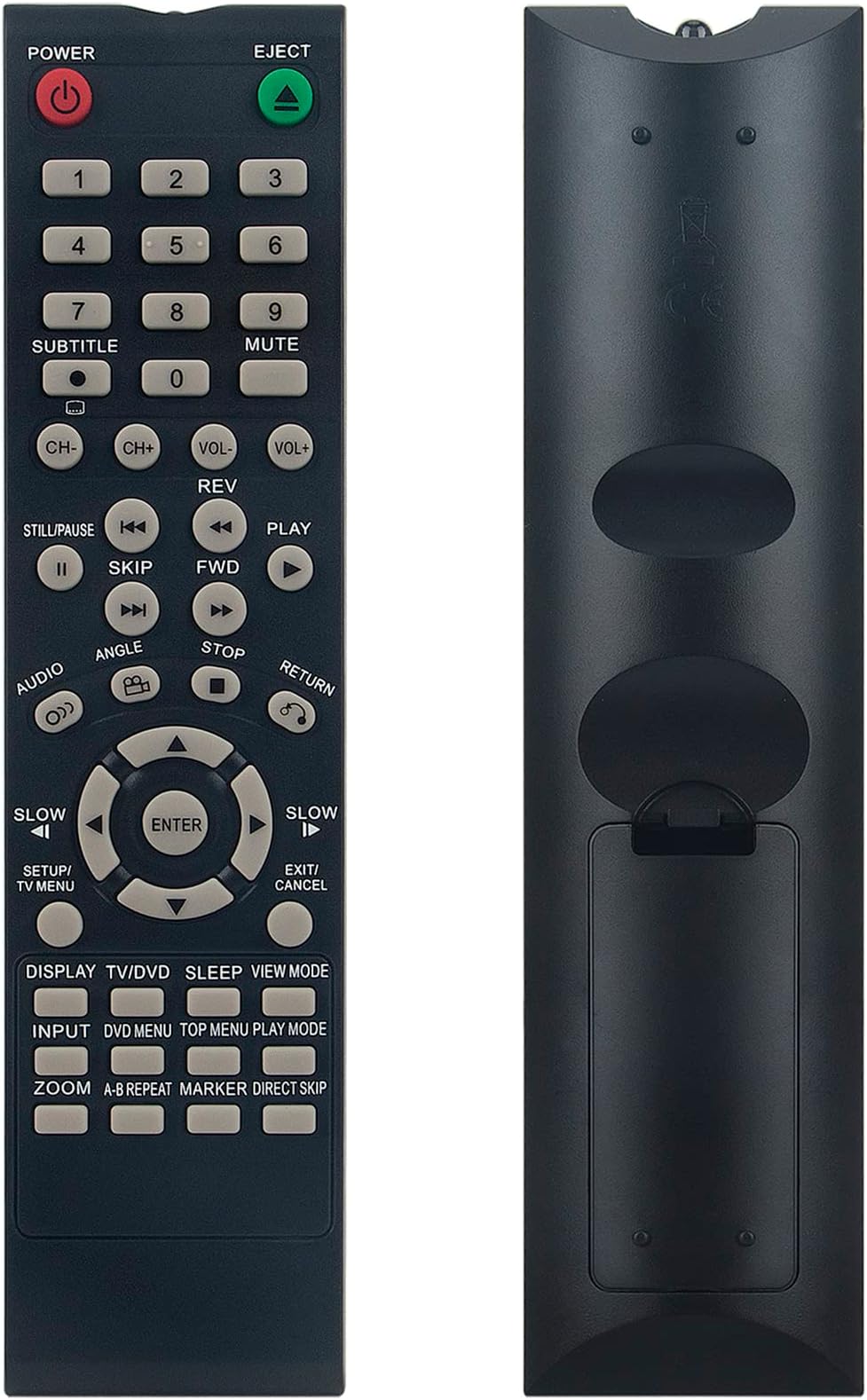 Amazon.com: Replacement for Sharp TV/DVD Remote Control GA480WJSB and ...