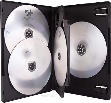 AcePlus Multi 5-Disc DVD Cases in 14mm Standard Thickness with Inner ...