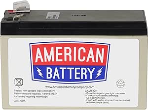 Amazon.com: American Battery RBC110 ABC Replacement Battery Cartridge ...