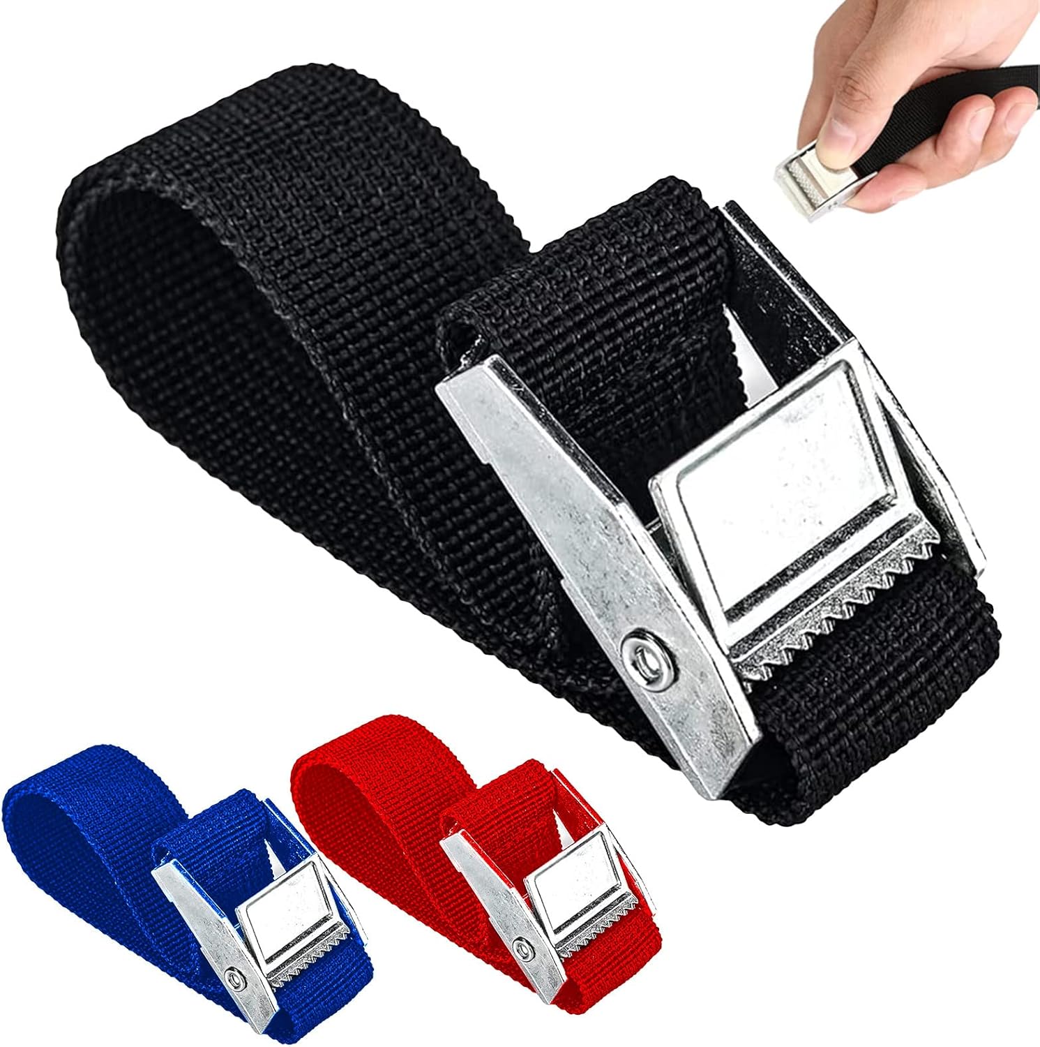 3PCS Sangles Porte Velo, Sangle D'Arrimage, Sangle de Serrage, Sangle ...