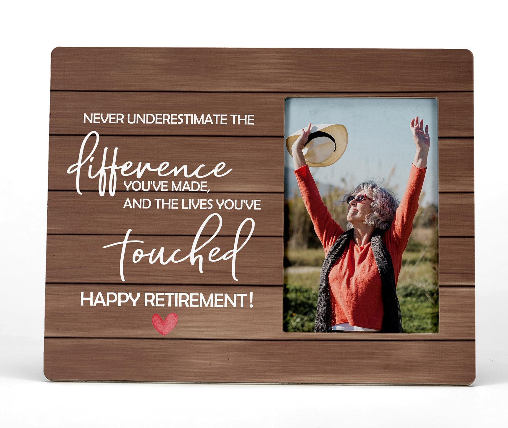 Amazon.com - FONDCANYON Happy Retirement Picture Photo Frame,Retirement ...