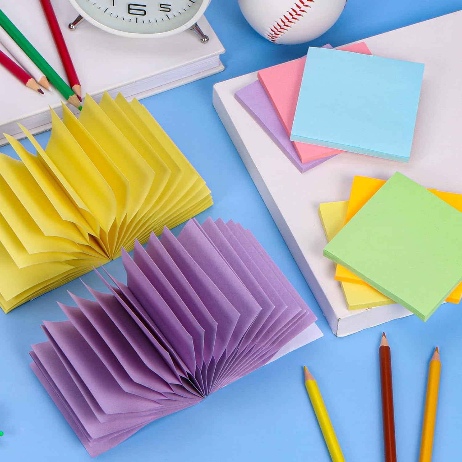 36 blocs de notas adhesivas emergentes de 3 x 3 pulgadas, 6 blocs de ...