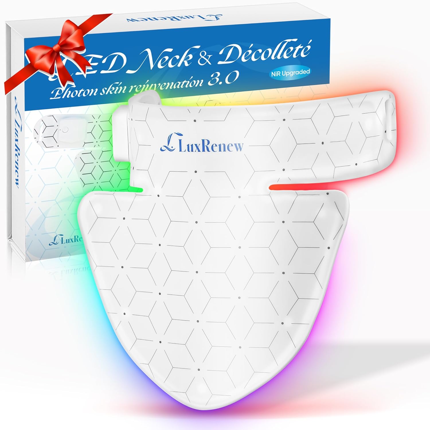 Amazon.com : Red Light Therapy for Neck & Décolleté, 7 Colors Led Face ...