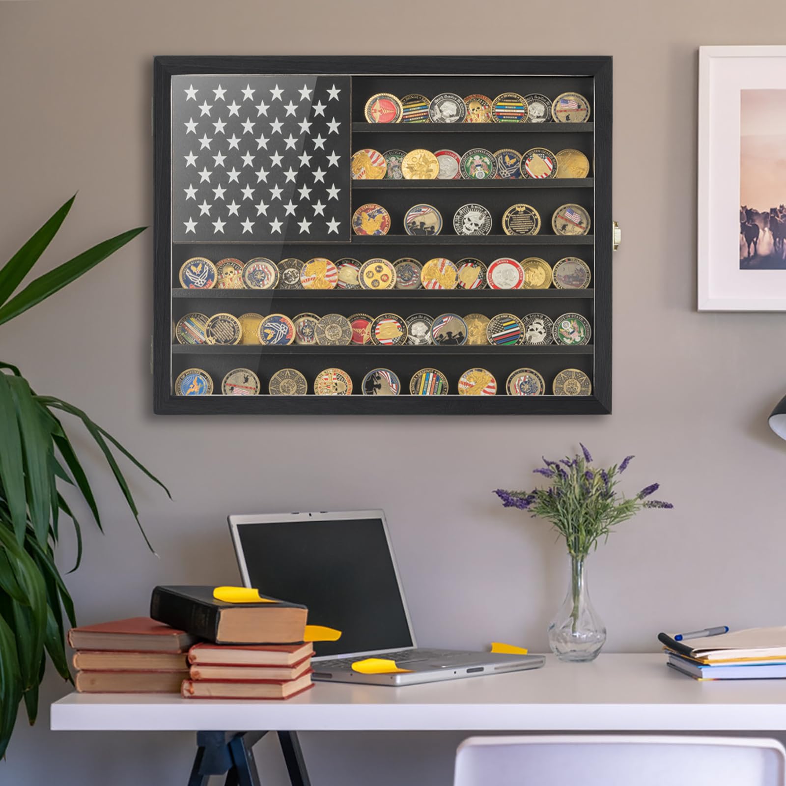 Snapklik.com : Challenge Coin Display Case Large, 14"x18" Military ...