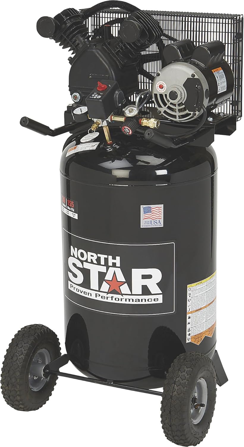 Amazon.com: NorthStar Portable Electric Air Compressor —-1.6 HP, 30 ...
