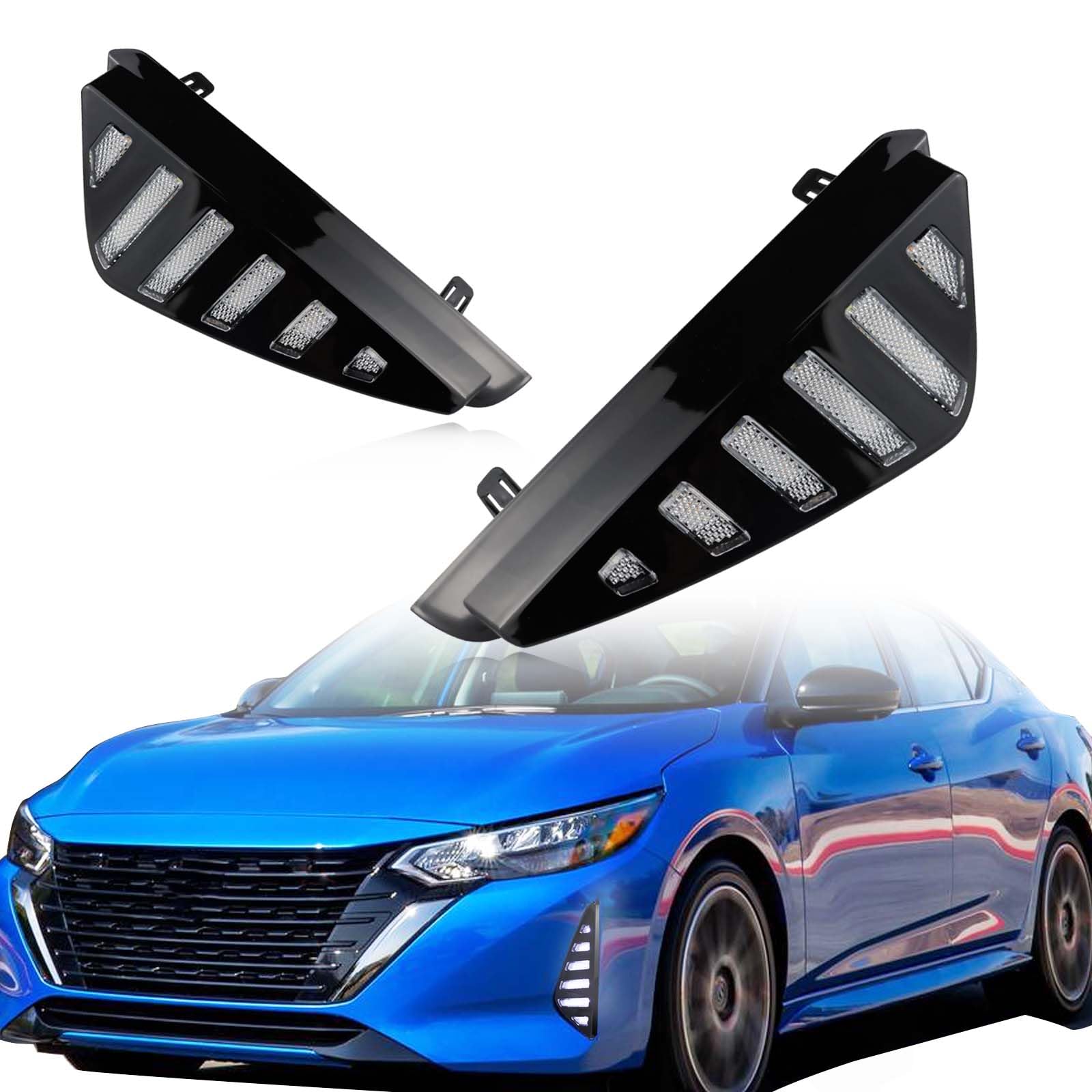 Amazon.com: PGTOPONE Switchback White/Amber LED Front Bumper Fog Light ...