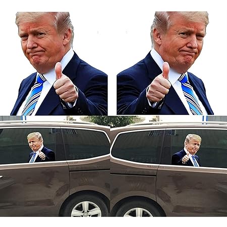 Amazon.com: Toogod Trump Car Sticker Window Cling Window Decal ...