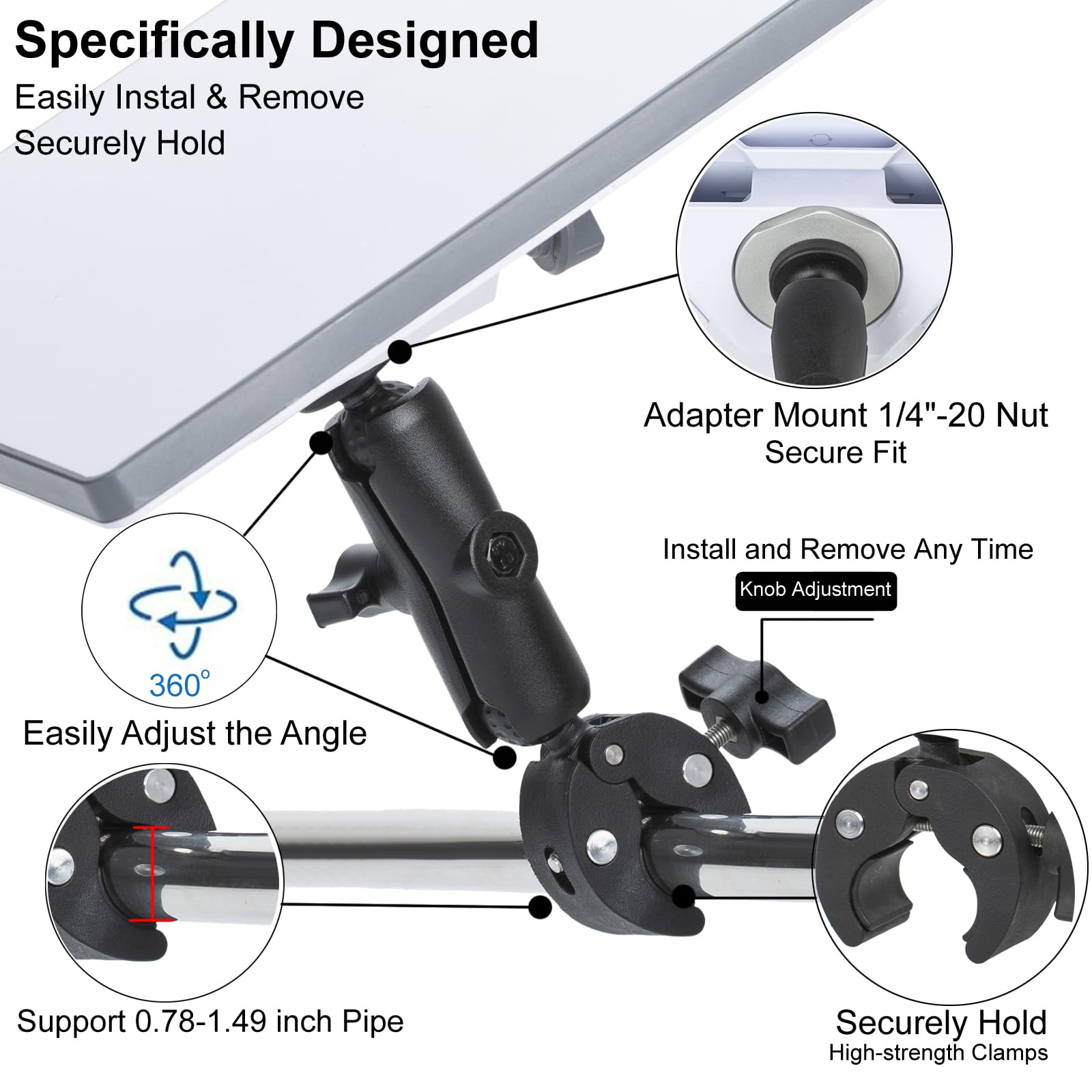 Starlink Mini Pole Mount DIY Telescoping StarLink Mini Mount For ...