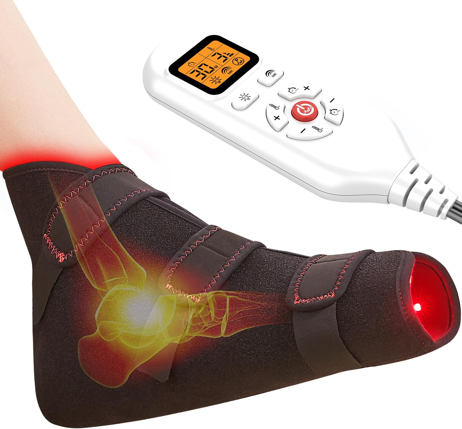 Amazon.com: AOBOCO Infrared & Red Light Therapy Slippers - 240PCS LED ...