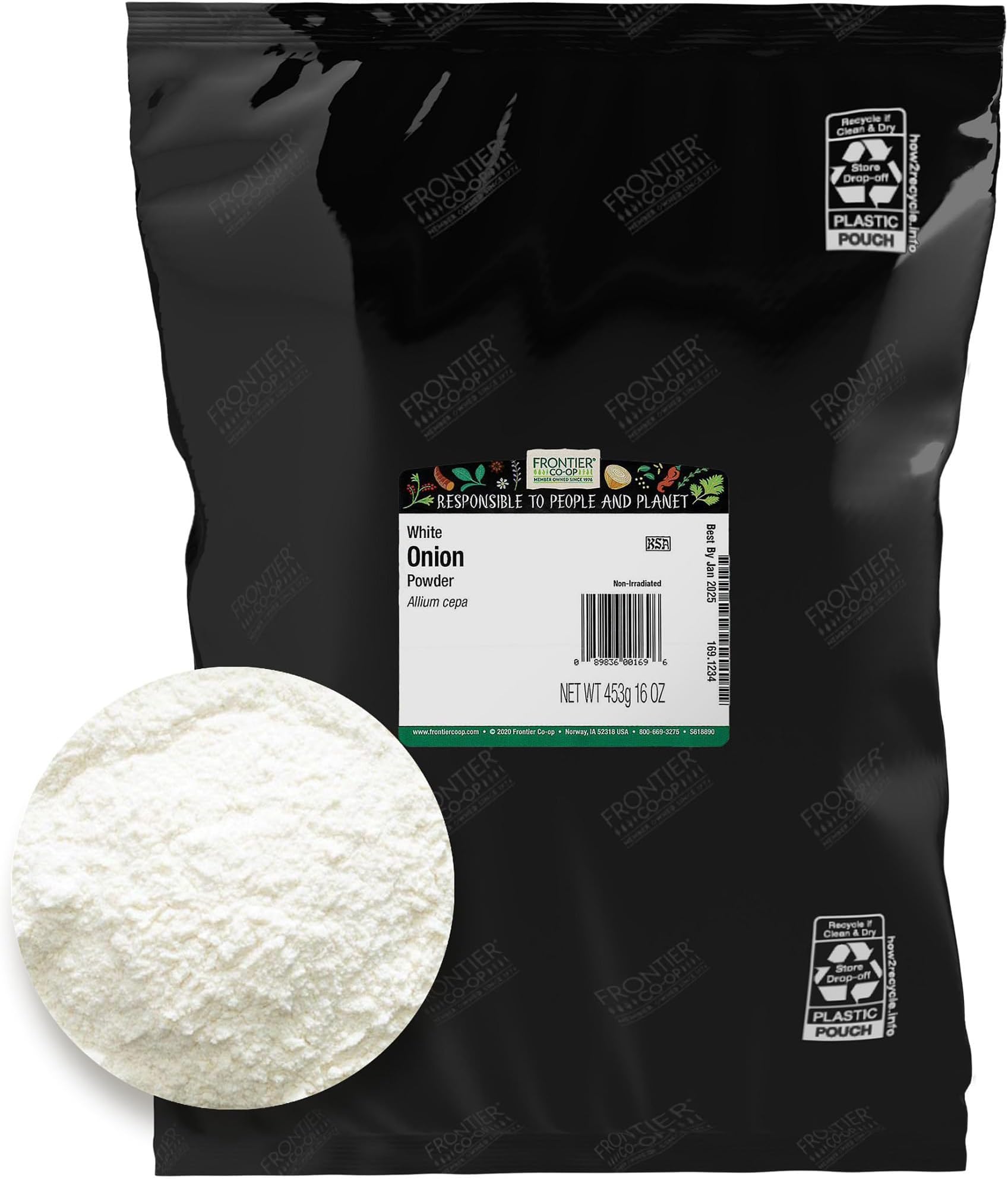 Amazon.com: Frontier Co-op Organic White Onion Powder, 2 1 Pound Bulk ...