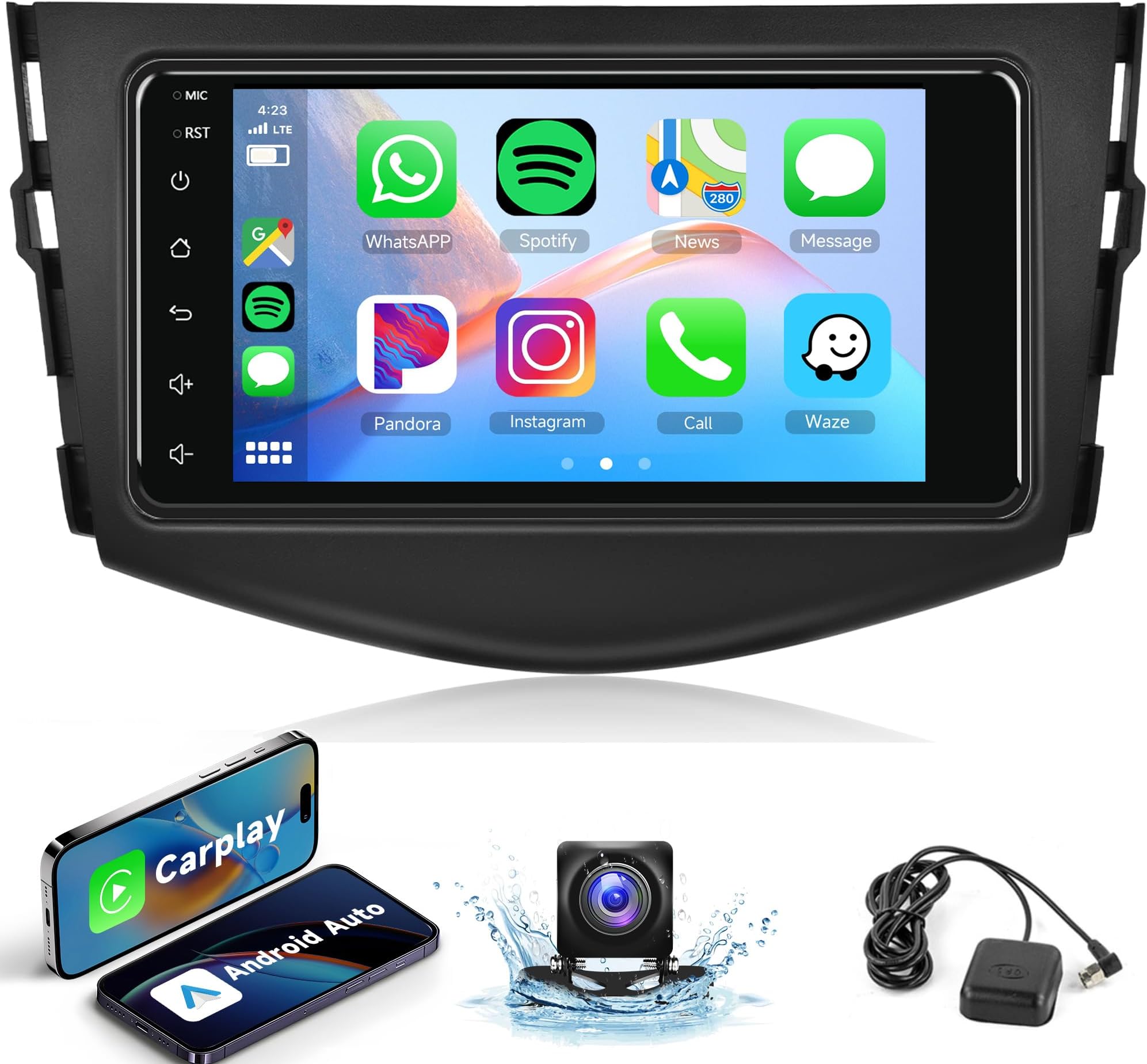 Amazon.com: 2GB+64GB Android 13 Touch Screen Radio for Toyota RAV4 2013 ...