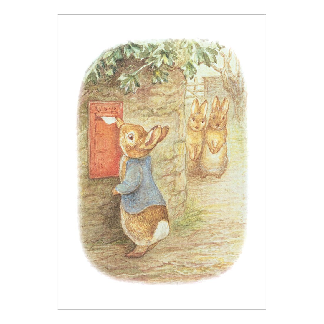 Peter Rabbit Postbox Greeting Card : Amazon.co.uk: Stationery & Office ...