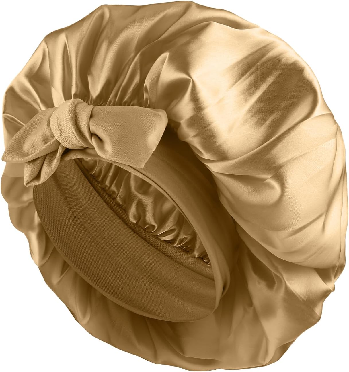 Amazon.com : Abeillo Silk Sleep Bonnets for Women, 1PC Adjustable Satin ...