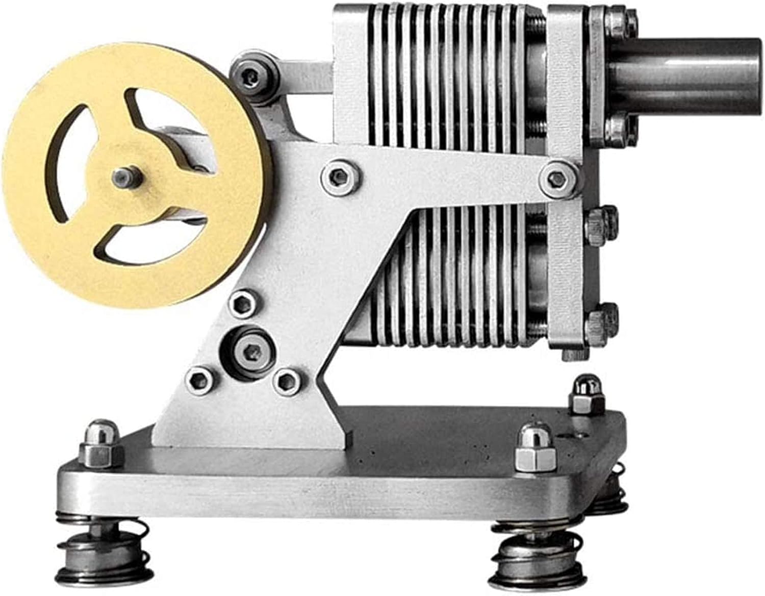 Stirling-Motor-Kit, Vollmetall-Stirling-Motor-Generator-Modell Strom ...