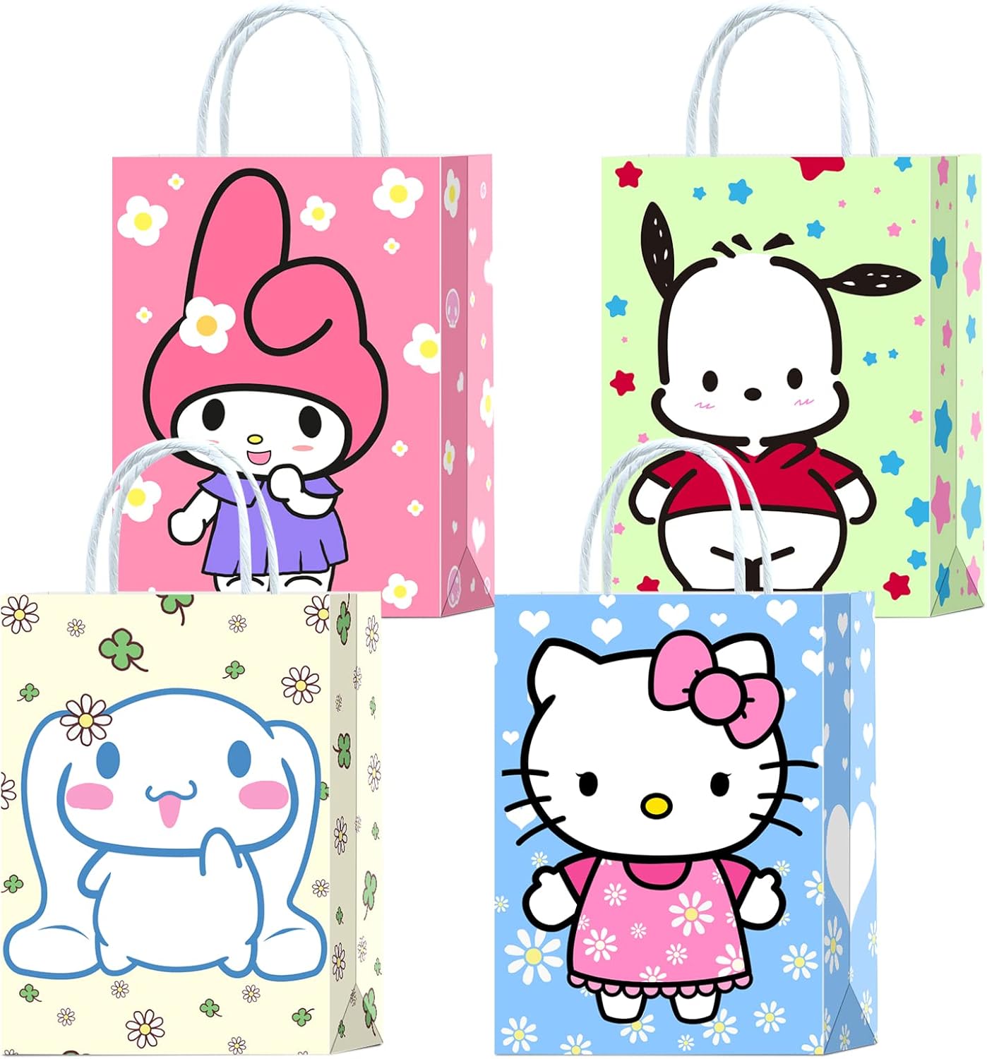 Amazon.com: 16 Pack Cat Melody Cute Lovely Kawai Animal Figure ...