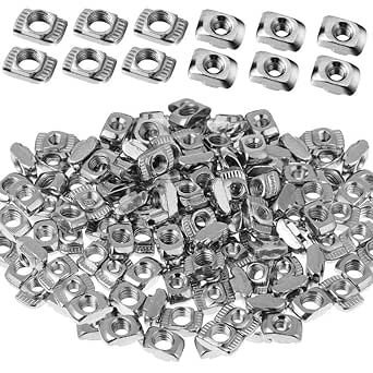M5 M4 M3 for 20 Series Slot T-nut Sliding T Nut Hammer Drop in Nut Fasten Connector 2020 EU ...