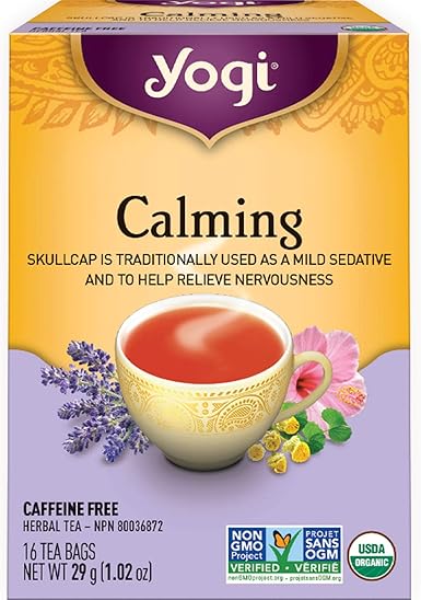 Yogi Tea - Calming (3 Pack) - With Chamomile, Skullcap, and Lavender ...