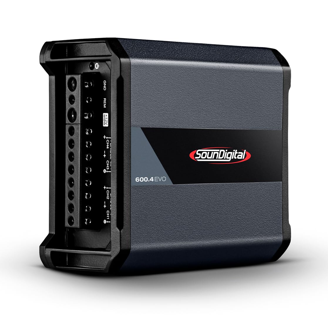 SounDigital Car Audio Amplifier EVO5-600.4 - High-Fidelity Sound for ...