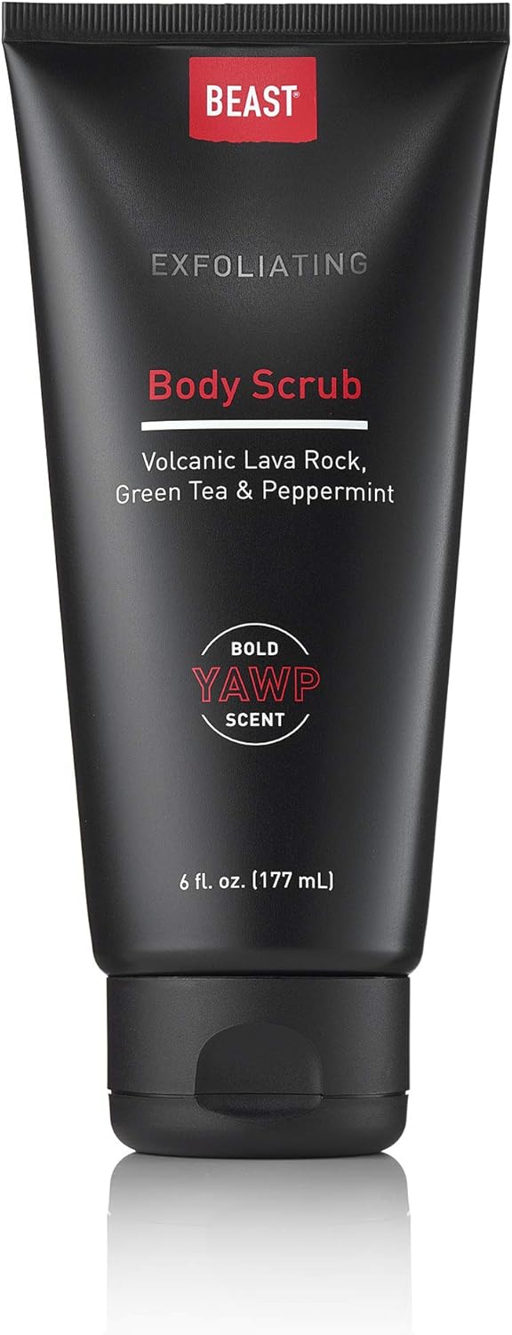 Beast Yawp Body Scrub - Exfoliating Volcanic Lava Rock, Green Tea ...