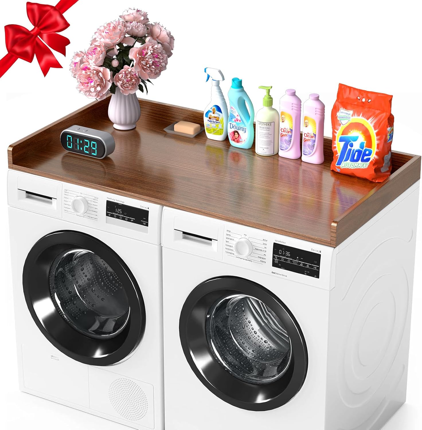 Amazon.com: GKLOHDD Washer Dryer Countertop: 27.5" x 54" Laundry Topper ...