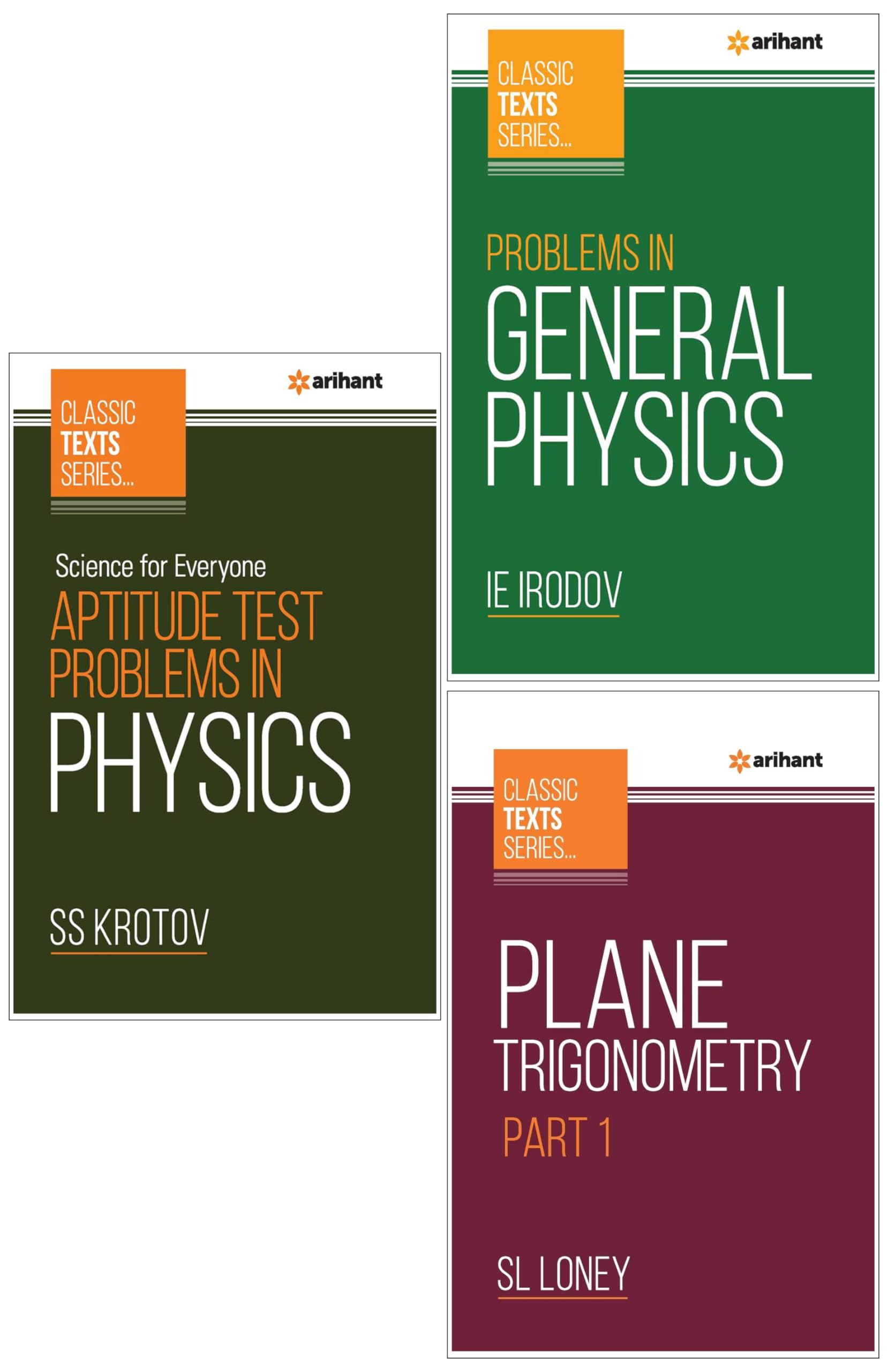 Buy Problems In General Physics & PLANE TRIGONOMETRY Part-1 & Science ...