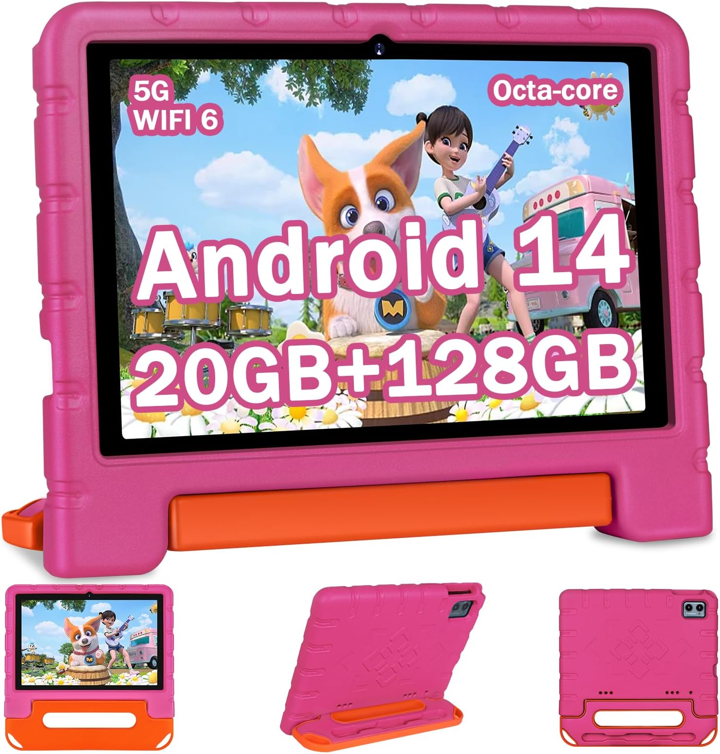 Amazon.com : 2025 Kids Tablet 10 inch Android 14 Tablets for Kid Octa ...