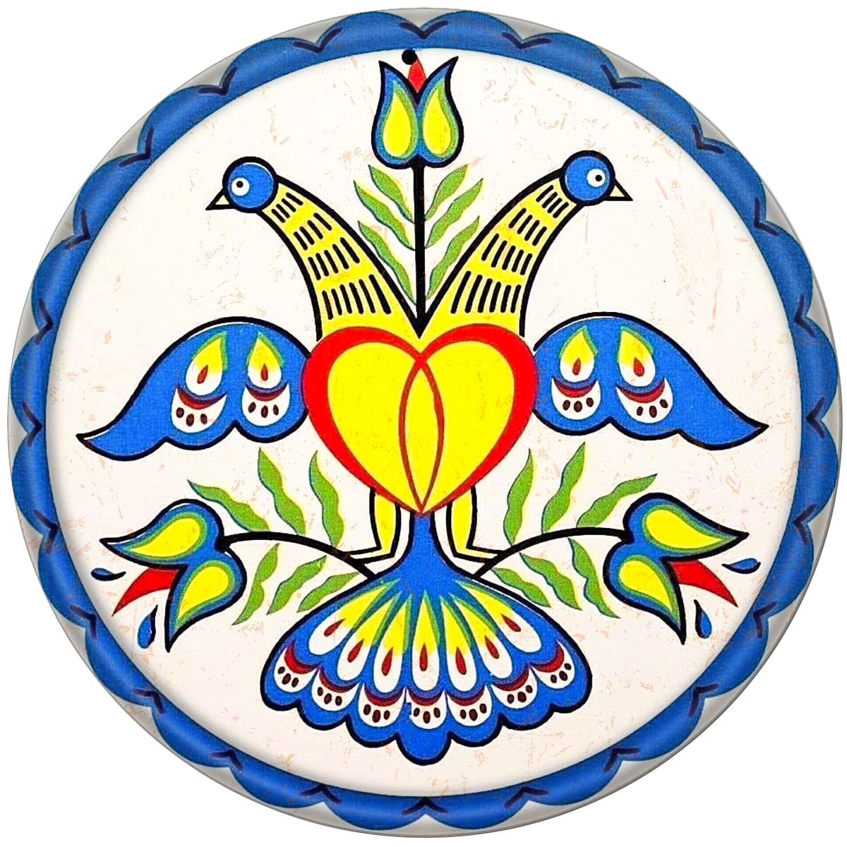 Irish Hex Signs Hxa: IRISH HEX 08 32in PA Dutch Engraved