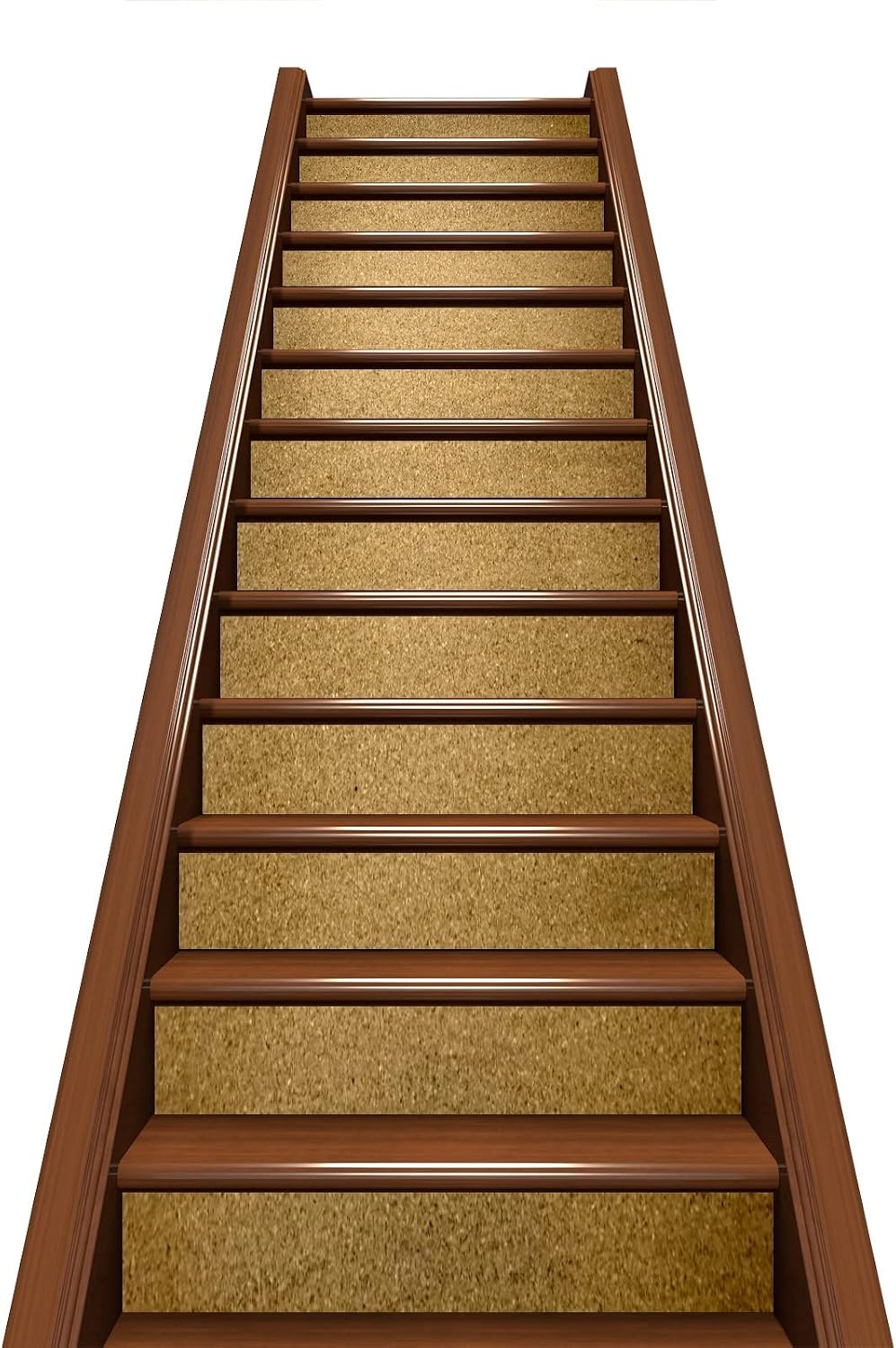 Amazon.com: Realistic Sand Stair Sticker, Peel and Stick Staircase ...