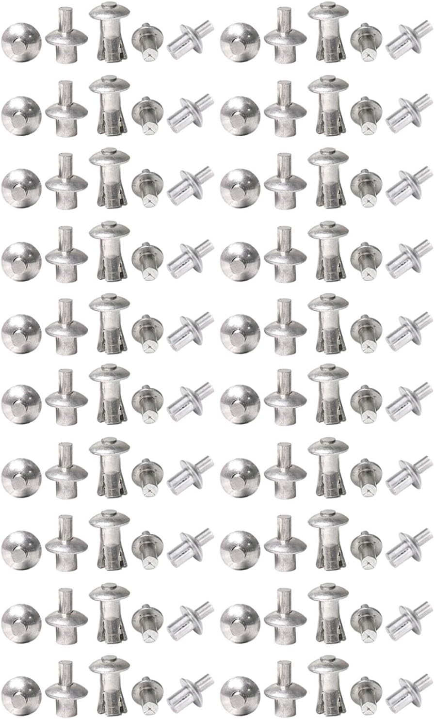 Amazon.com: Push Type Aluminum Rivets Fastening Connectors Fastening ...