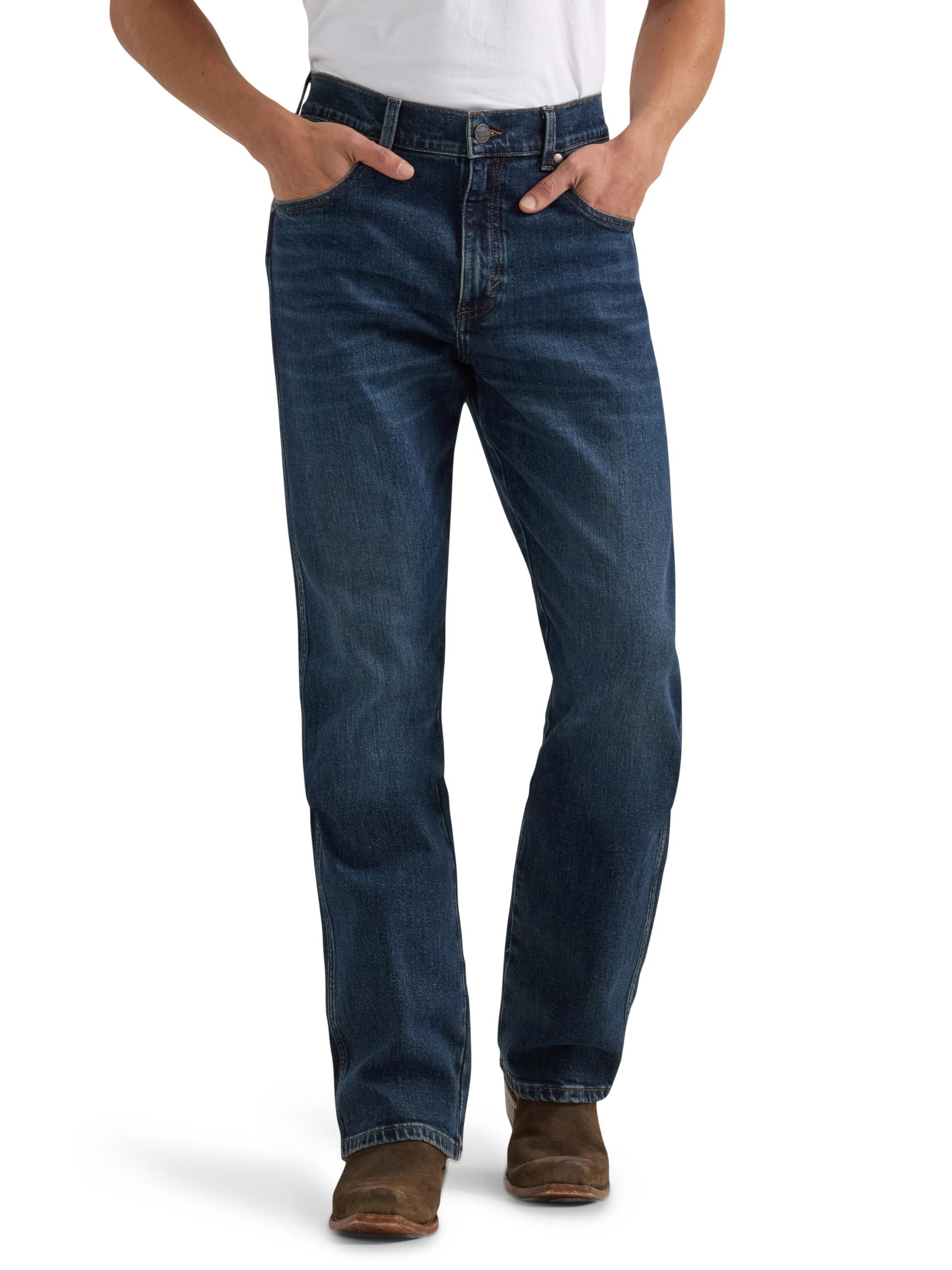 Snapklik.com : Wrangler Mens Retro Relaxed Fit Bootcut Jeans