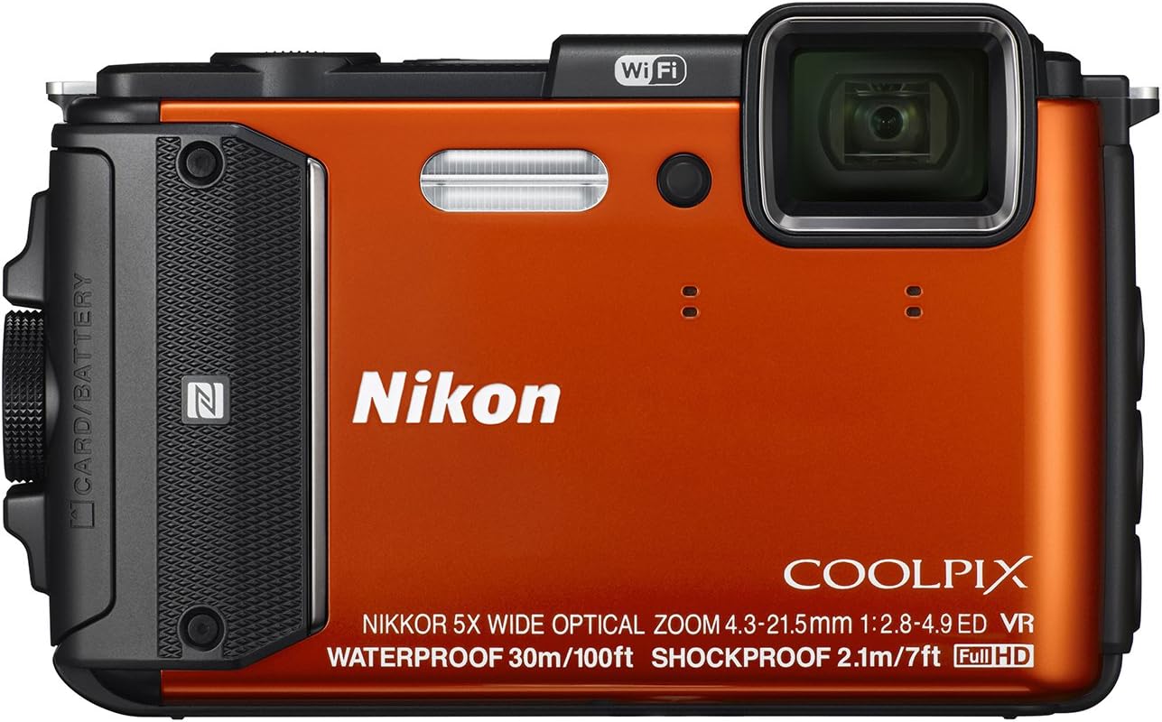 Amazon.com : Nikon - Coolpix AW130 16.0-Megapixel Waterproof Digital ...