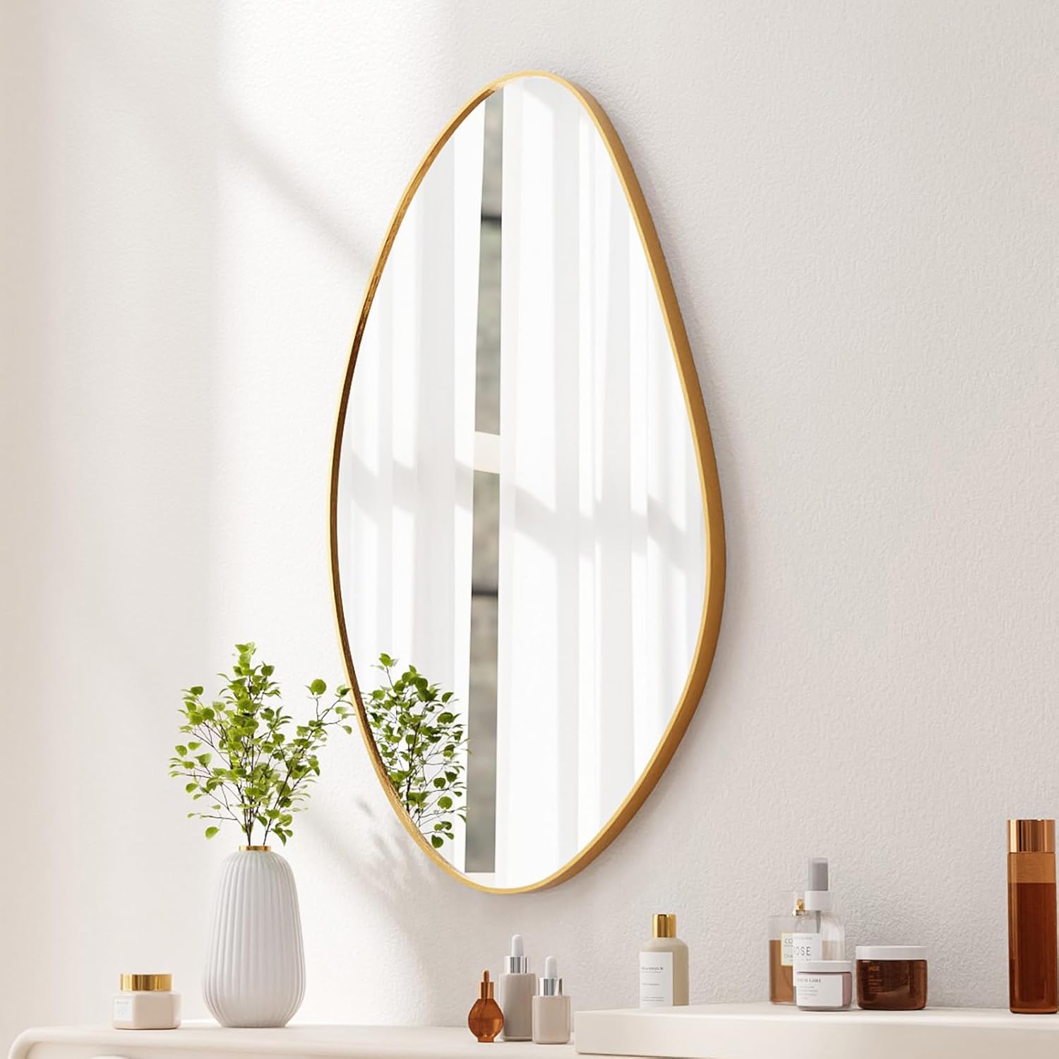 Amazon.com: SANHUAMAO Irregular Wall Mirror Asymmetrical Mirror for ...